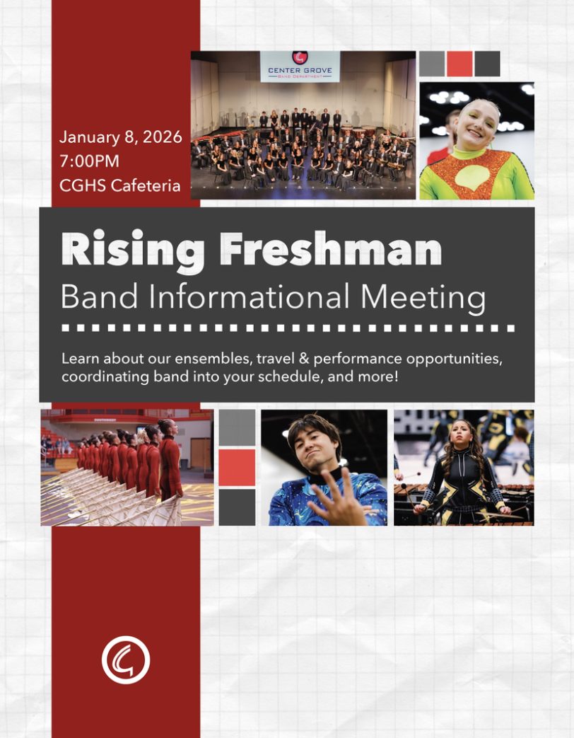 Rising Freshmen - Band & Guard Information | Center Grove Bands